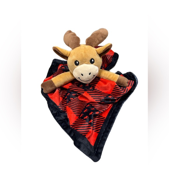 unbranded | Toys | Moose Lovey Red Black Buffalo Check Plaid Plush ...